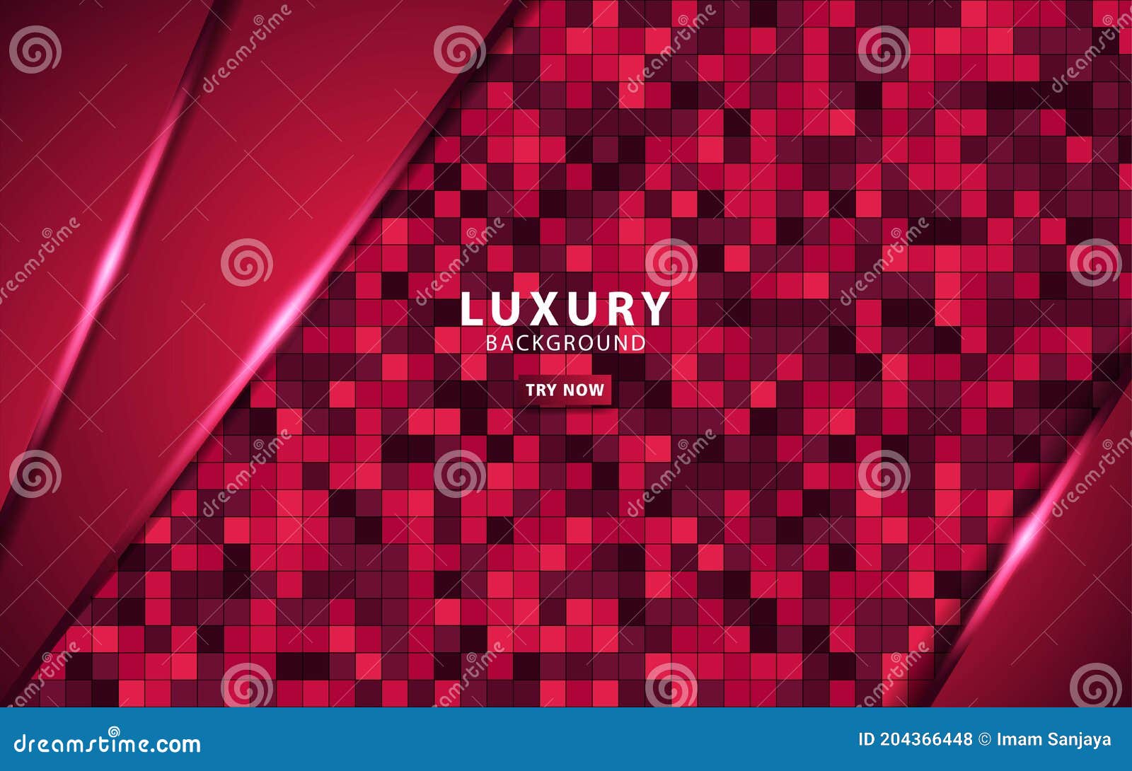 Luxury Red Overlay Layers Background. Realistic Light Effect on ...