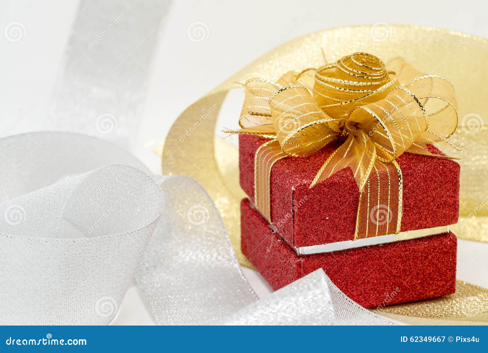 Luxury Red Sparkle Gift Box Stock Image - Image of paper, birthday ...