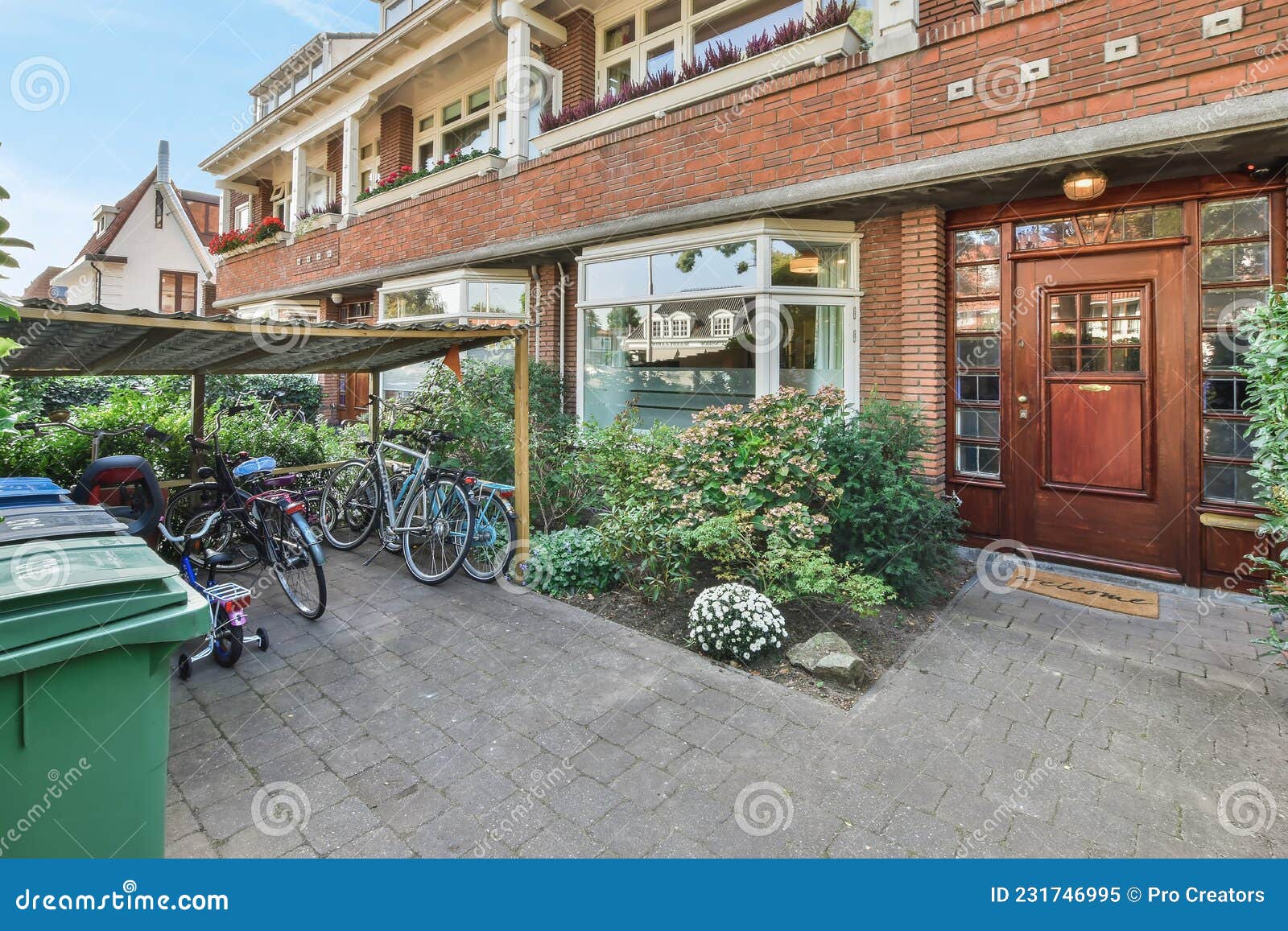 Luxury Residential Building Stock Image - Image of housing, exterior ...