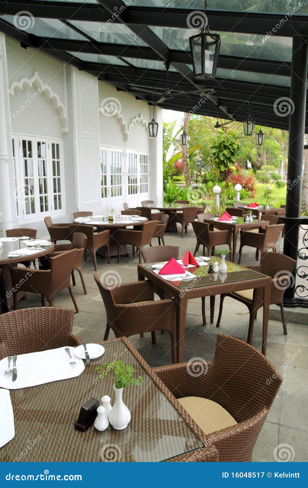 Luxury Resort Dining stock image. Image of breakfast - 16048517