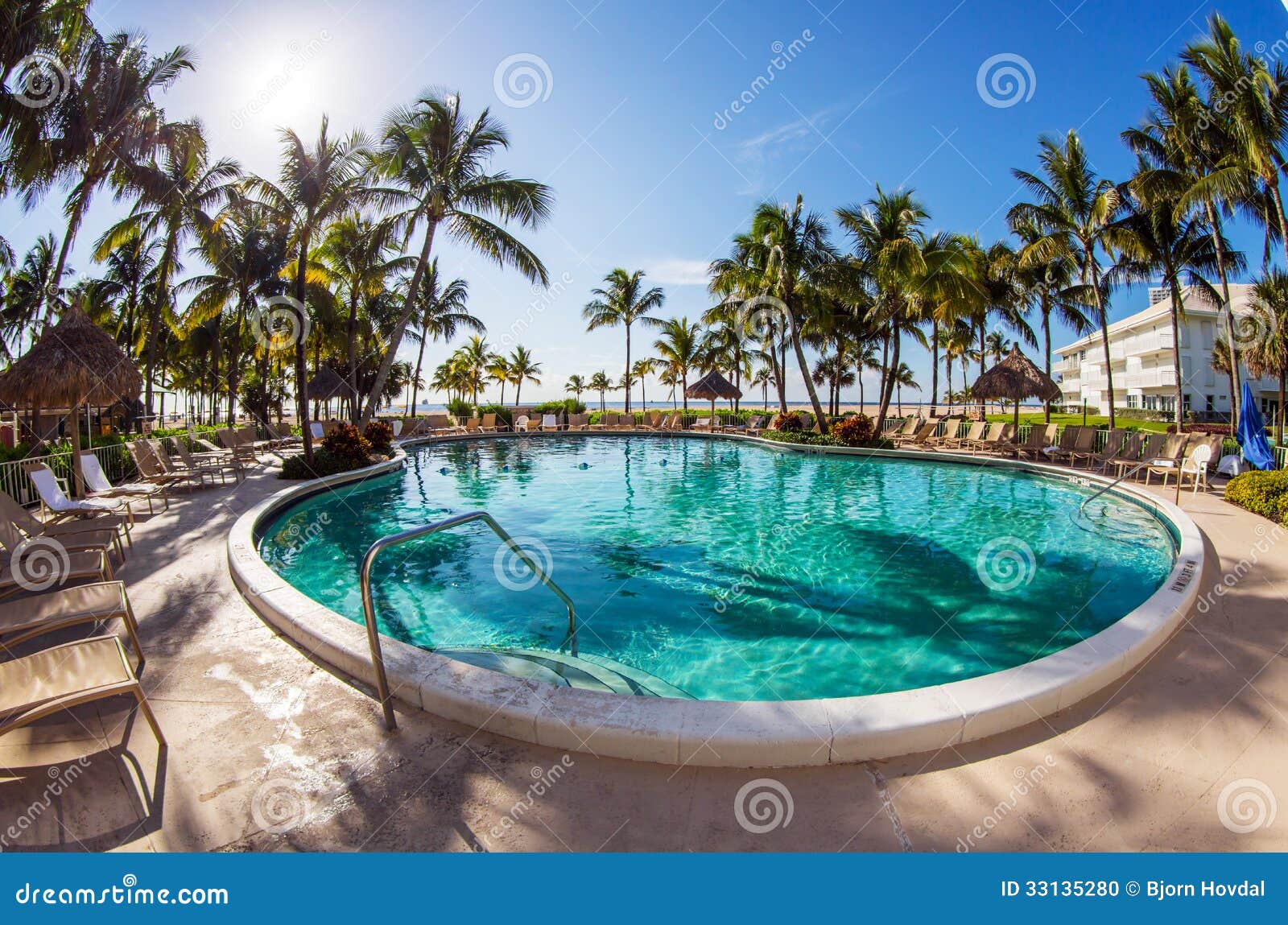 Luxury resort pool stock photo. Image of breeze, hotel - 33135280