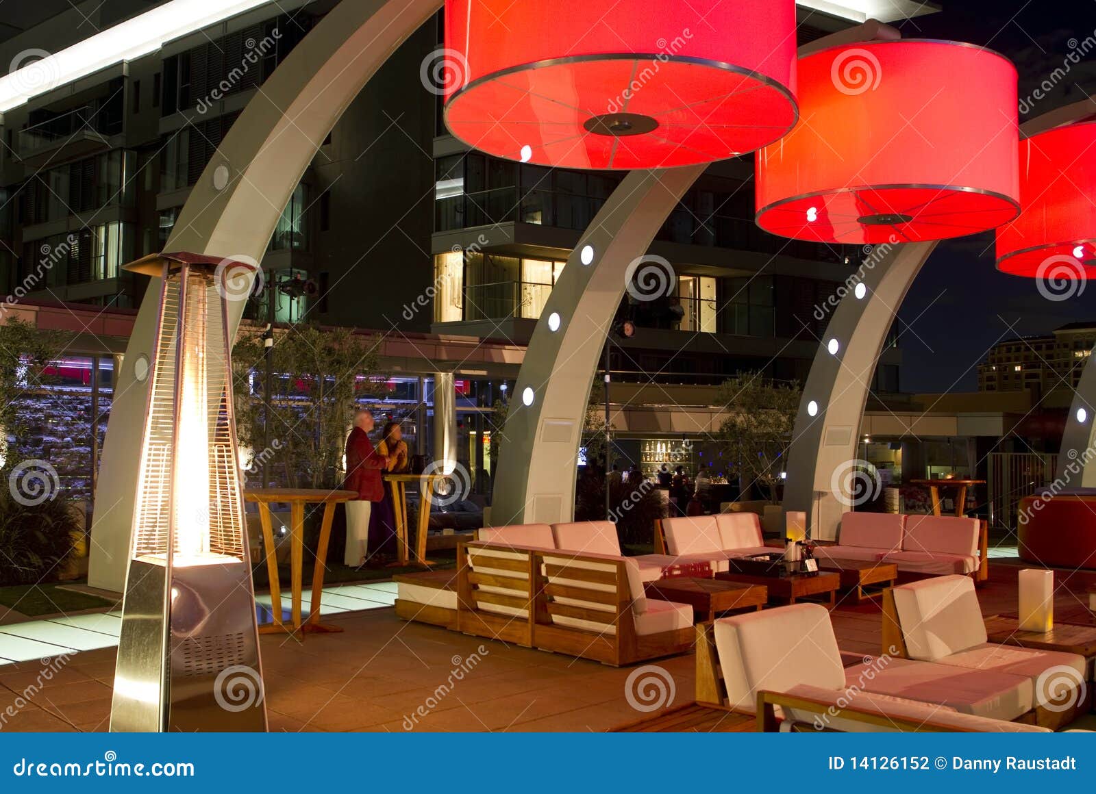 Luxury Resort Rooftop Lounge Architecture Stock Photo - Image of ...