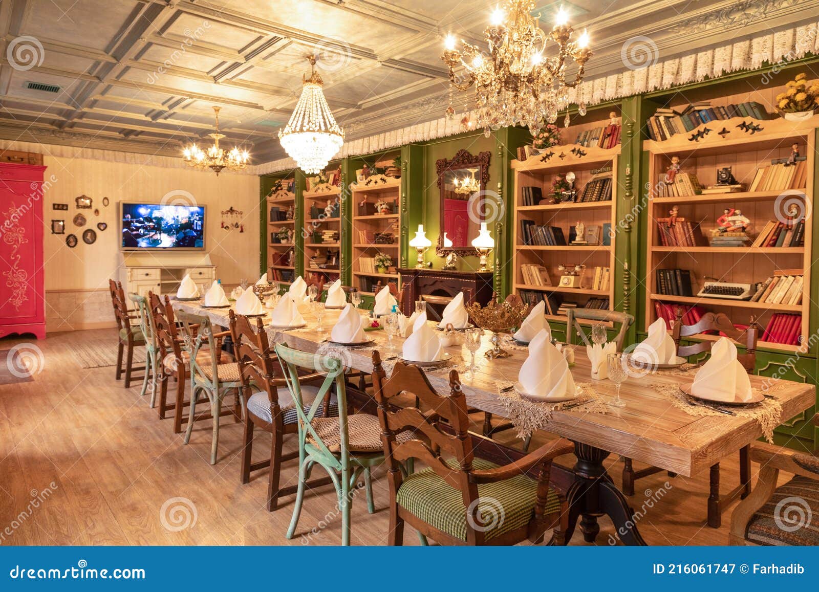 Luxury Restaurant Banquet Hall Event Room Editorial Photography - Image ...