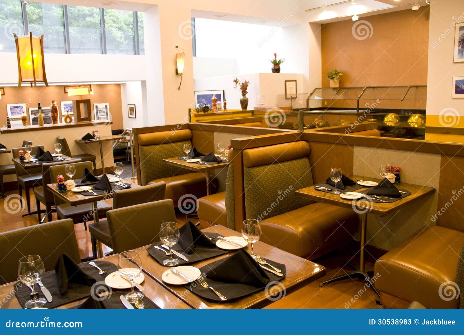 Luxury Restaurant Interiors Stock Image - Image of hotel, indoor: 30538983