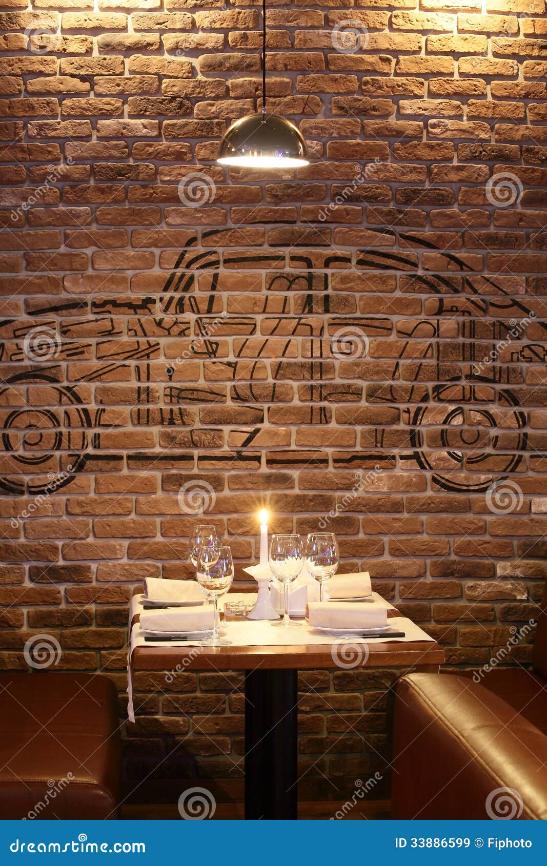 Luxury Restaurant in European Style Stock Image - Image of design ...