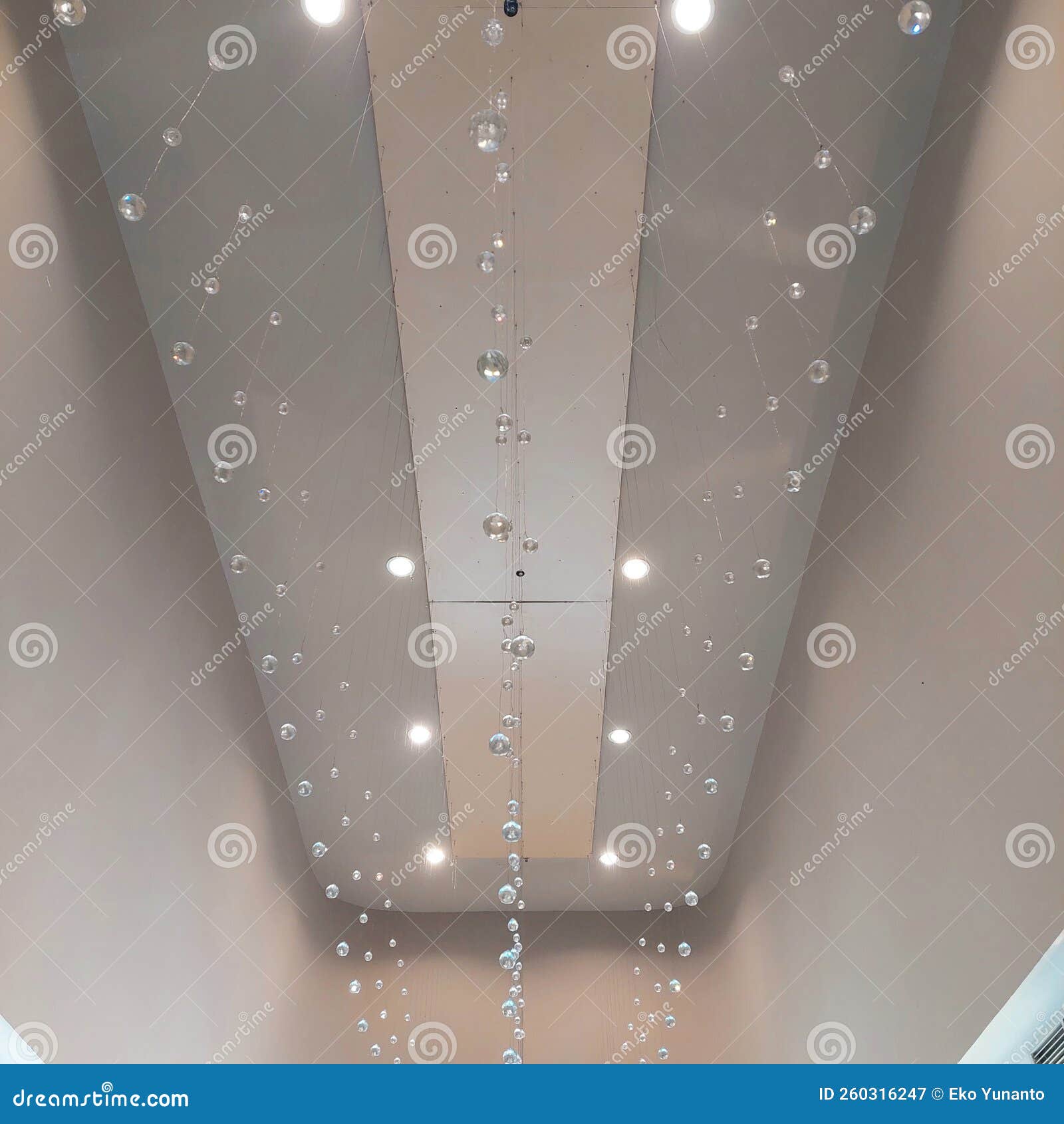 Luxury and Romantic Ceiling Design Stock Image - Image of symmetry ...