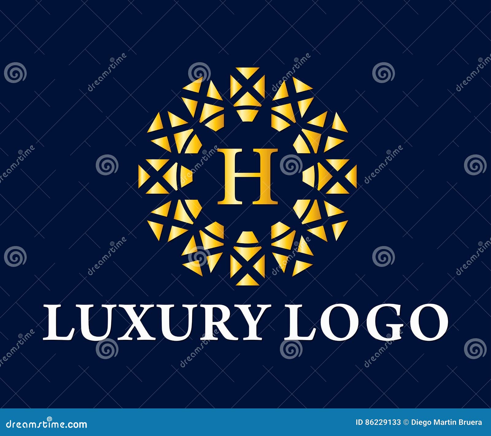 Luxury, Royal and Elegant Logo Vector Design, Beautiful Template Stock ...