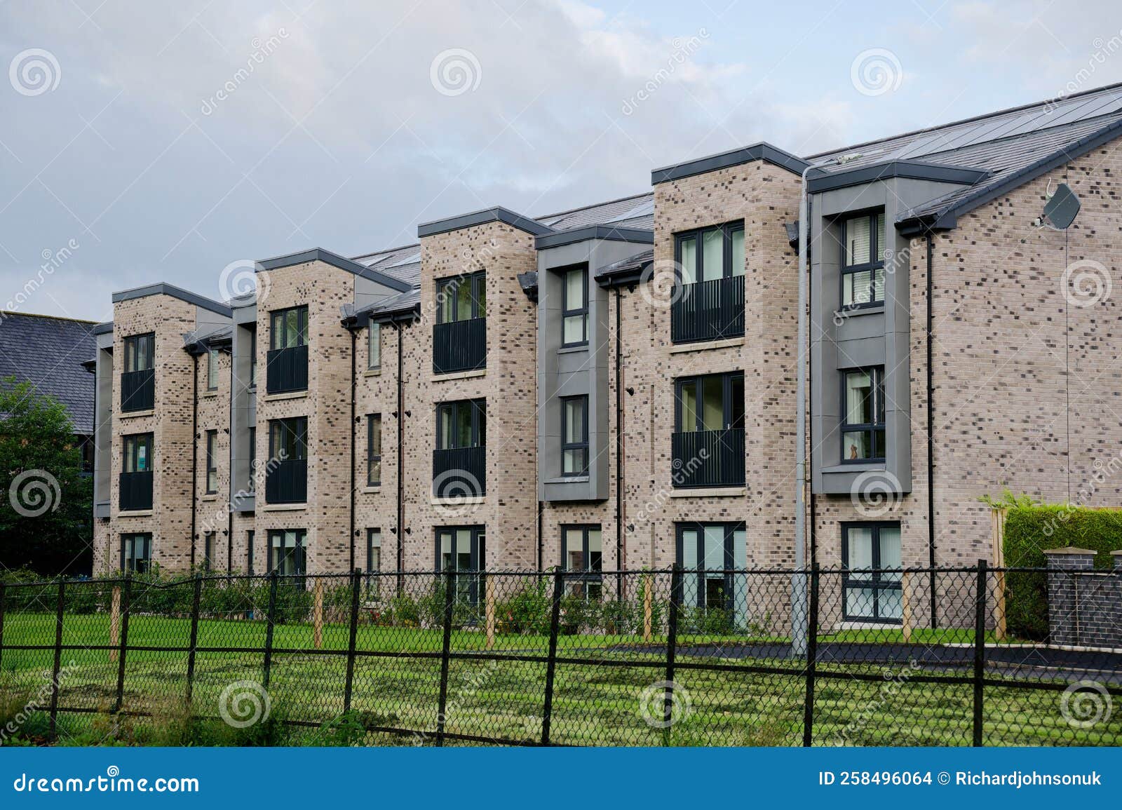 Luxury Rural Housing Development in Construction for Purchase Stock ...