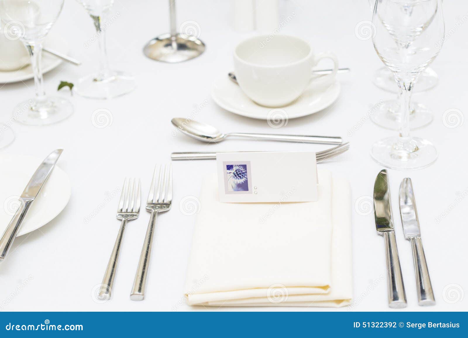 Luxury Scottish Wedding Gala Table Setting Stock Photo - Image of event ...