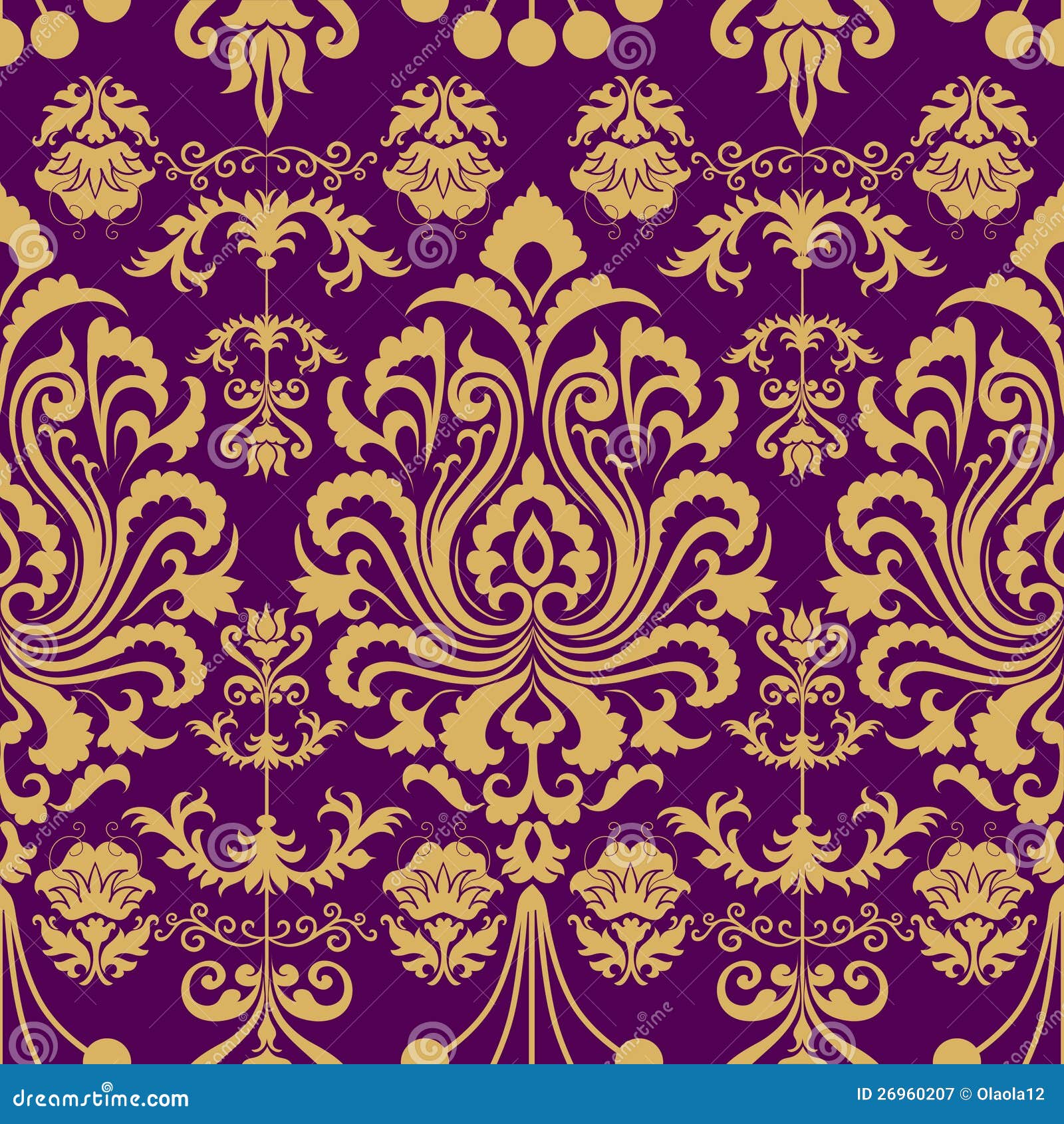 Luxury seamless pattern stock vector. Illustration of clipart - 26960207