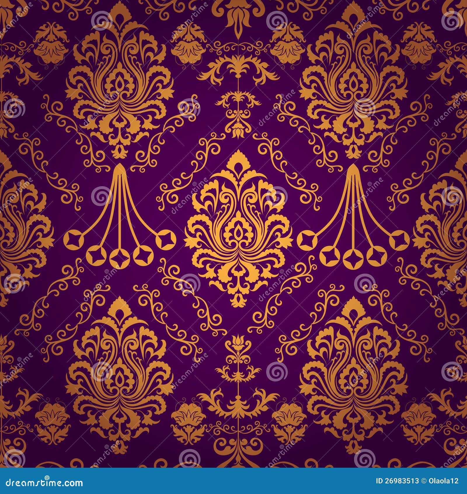 Luxury seamless pattern stock vector. Illustration of natural - 26983513