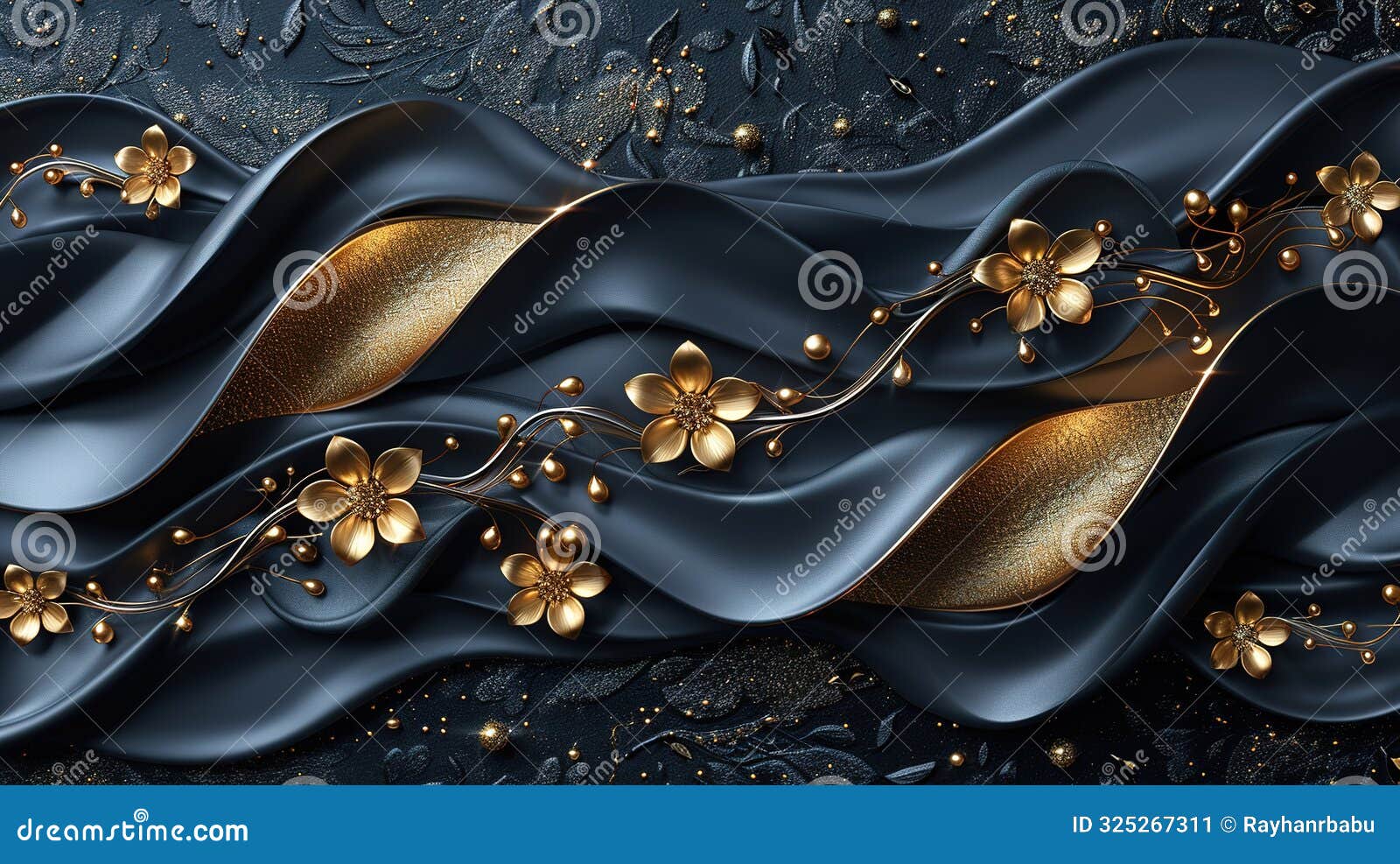 Luxury Shape Design Pattern Floral Ornamental Background Illustration ...