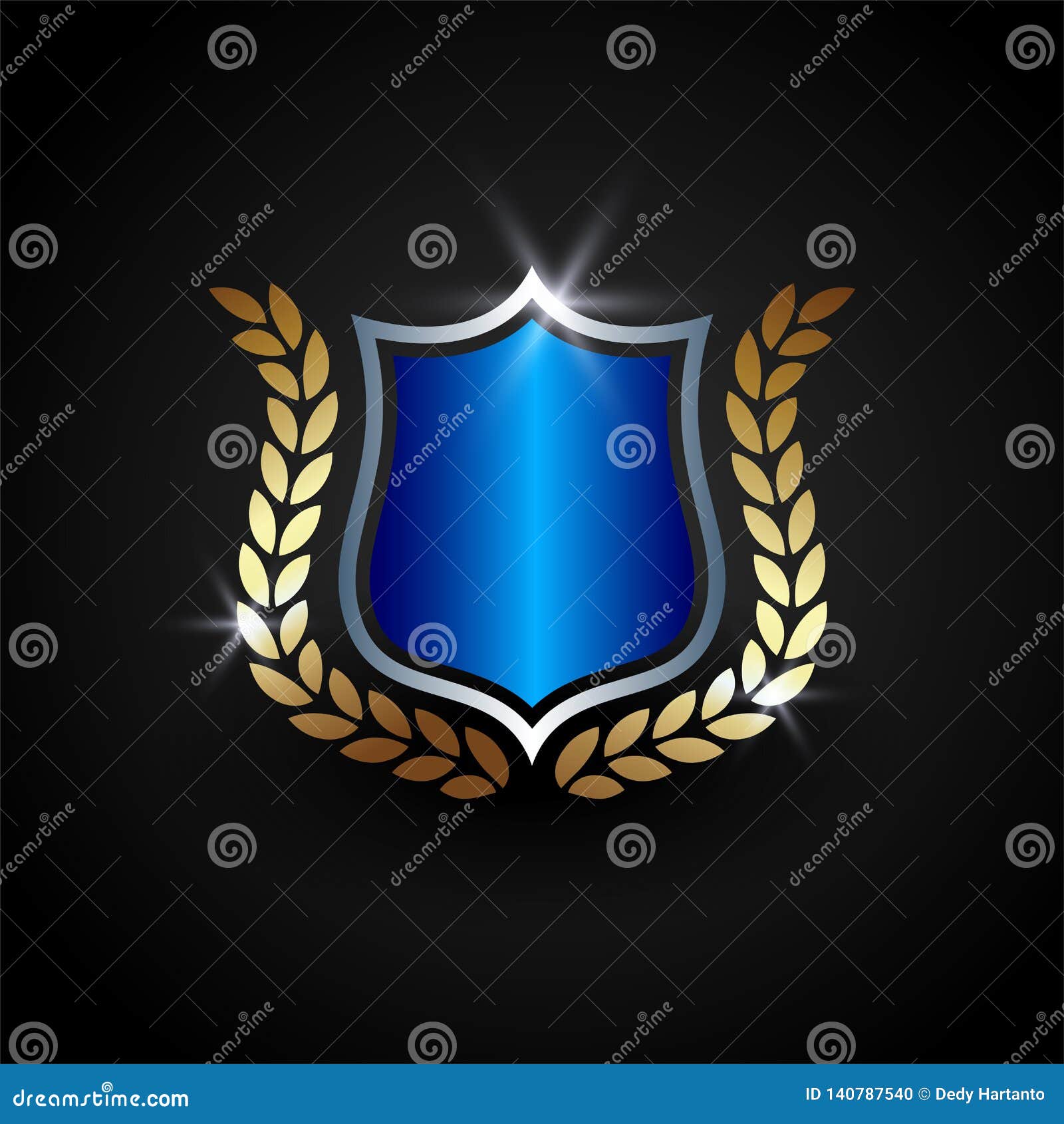 Luxury Shield Vector. Shield Guard. Protection and Safety Symbol Stock ...