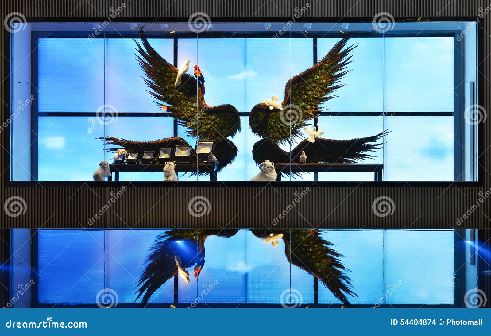 Luxury shop window stock photo. Image of christmas, beauty - 54404874