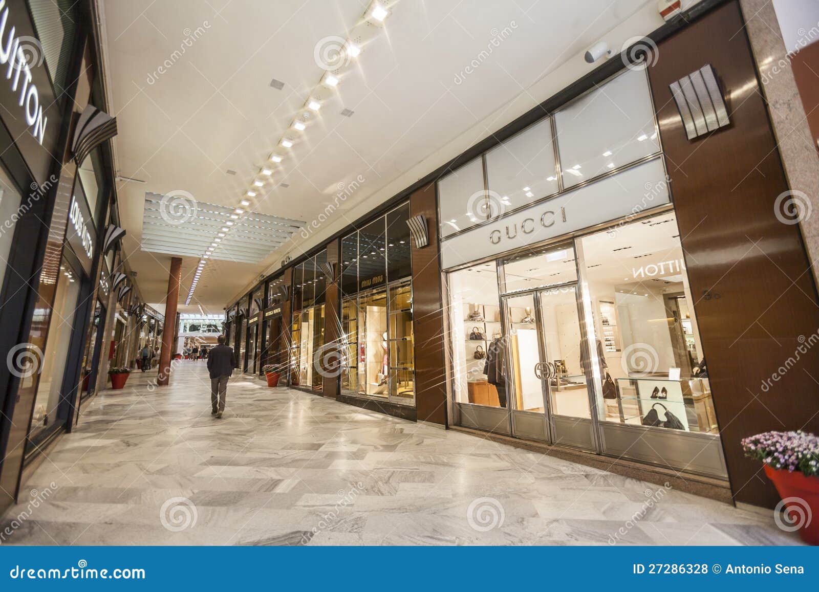 Luxury shopping gallery editorial stock photo. Image of louis - 27286328