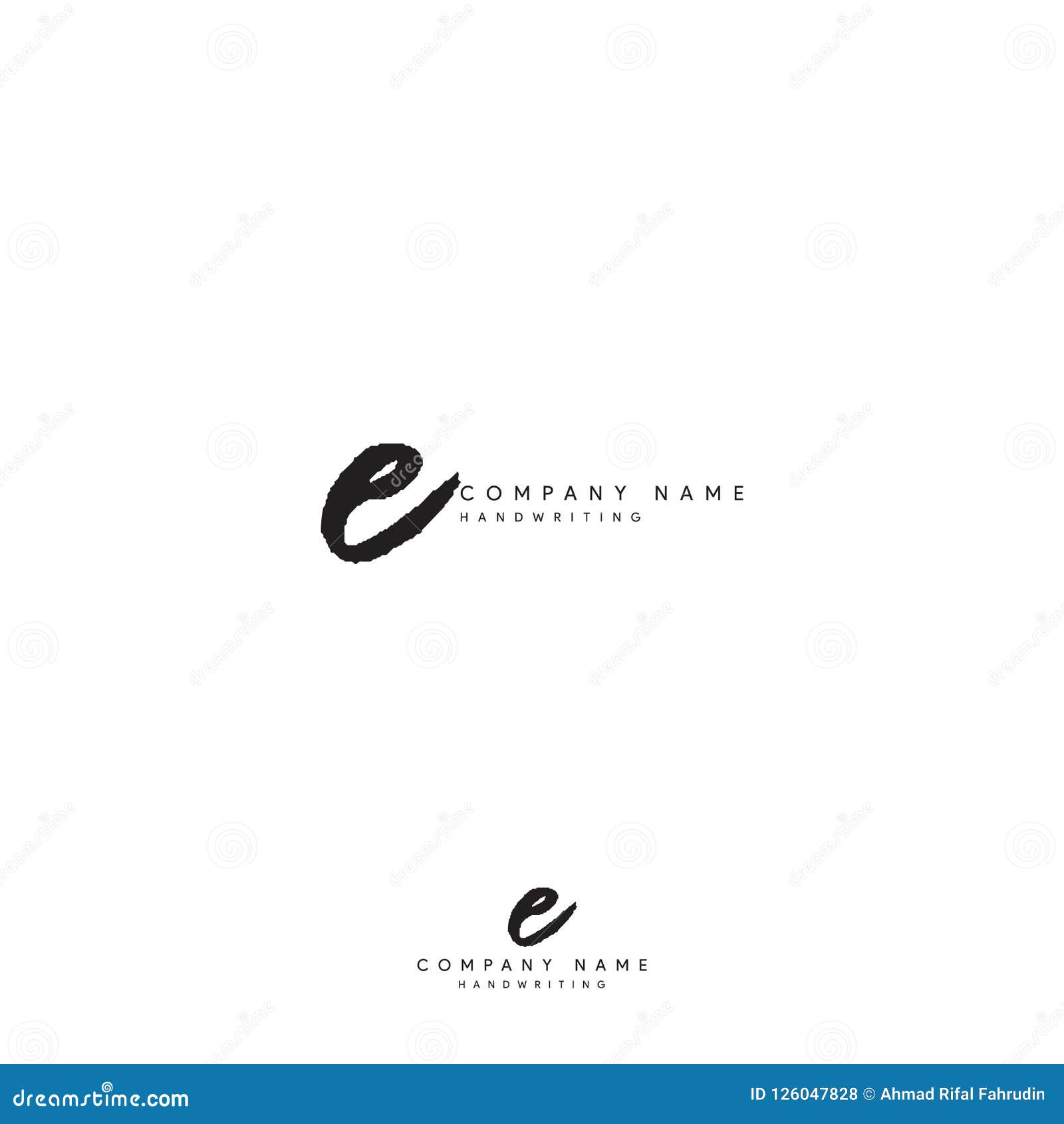 Signature E logo vector stock vector. Illustration of designs - 126047828