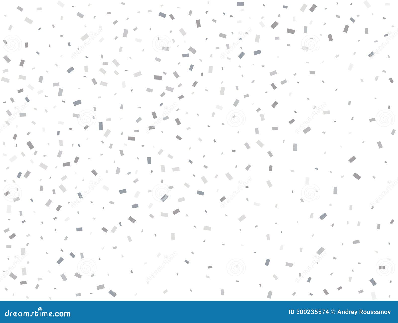 Luxury Silver Rectangular Glitter Confetti Background. White Festive ...