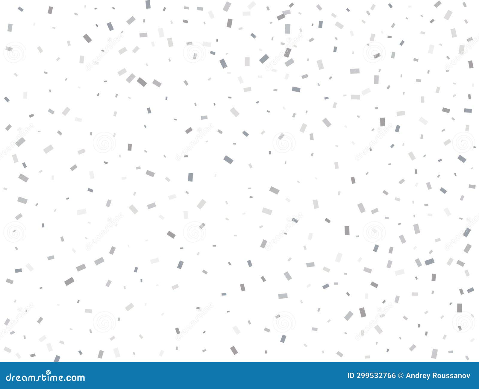 Luxury Silver Rectangular Glitter Confetti Background. White Festive ...