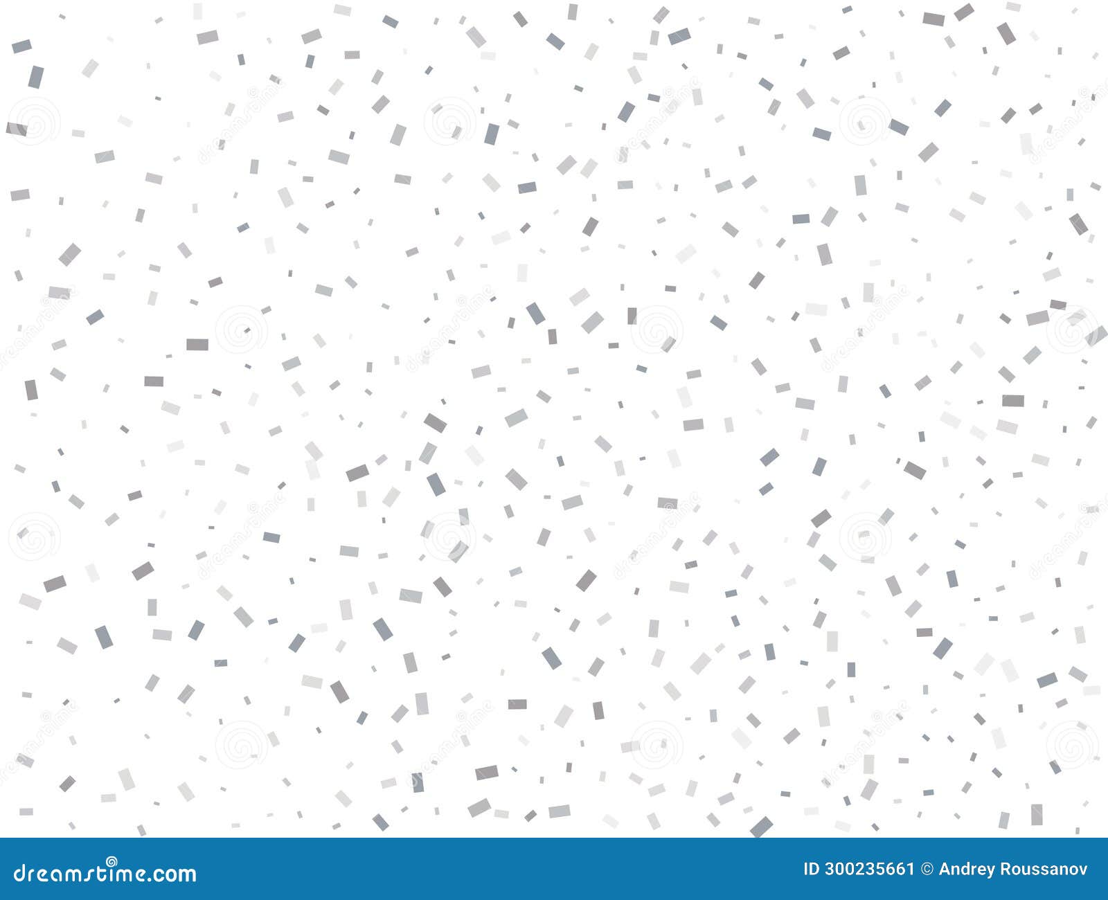 Luxury Silver Rectangular Glitter Confetti Background. White Festive ...