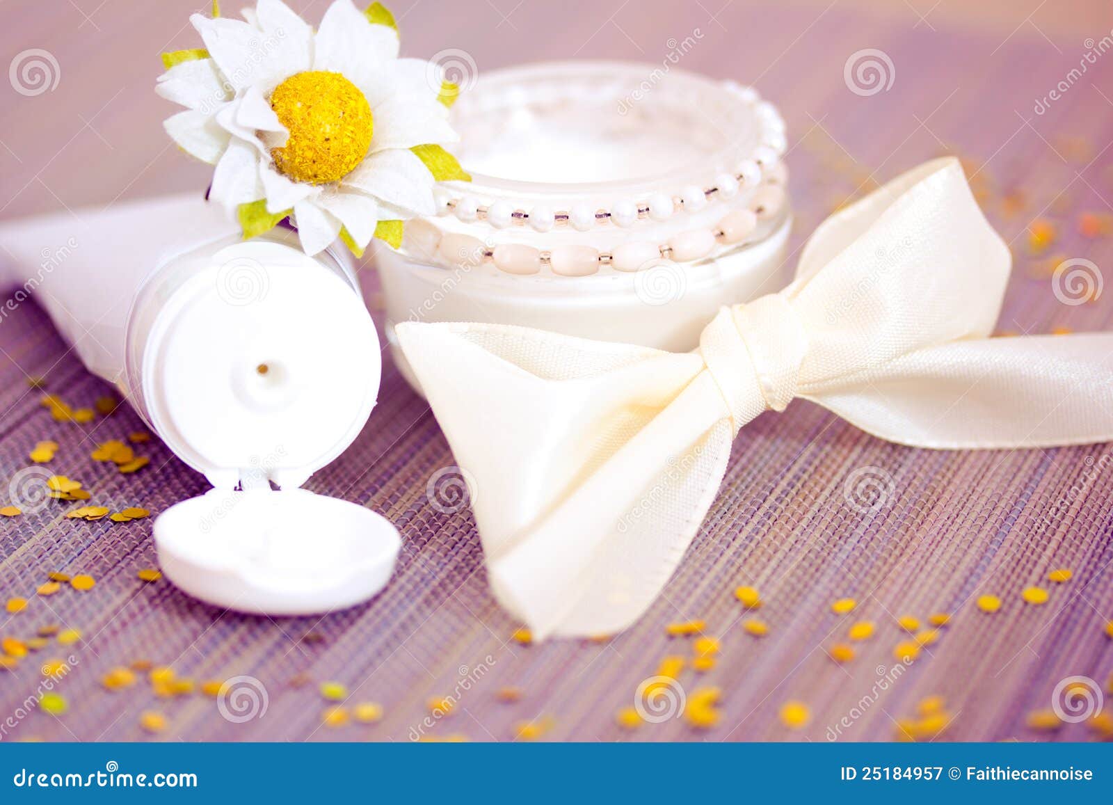 Luxury Spa Product: Moisturising Cream Stock Image - Image of haircare ...