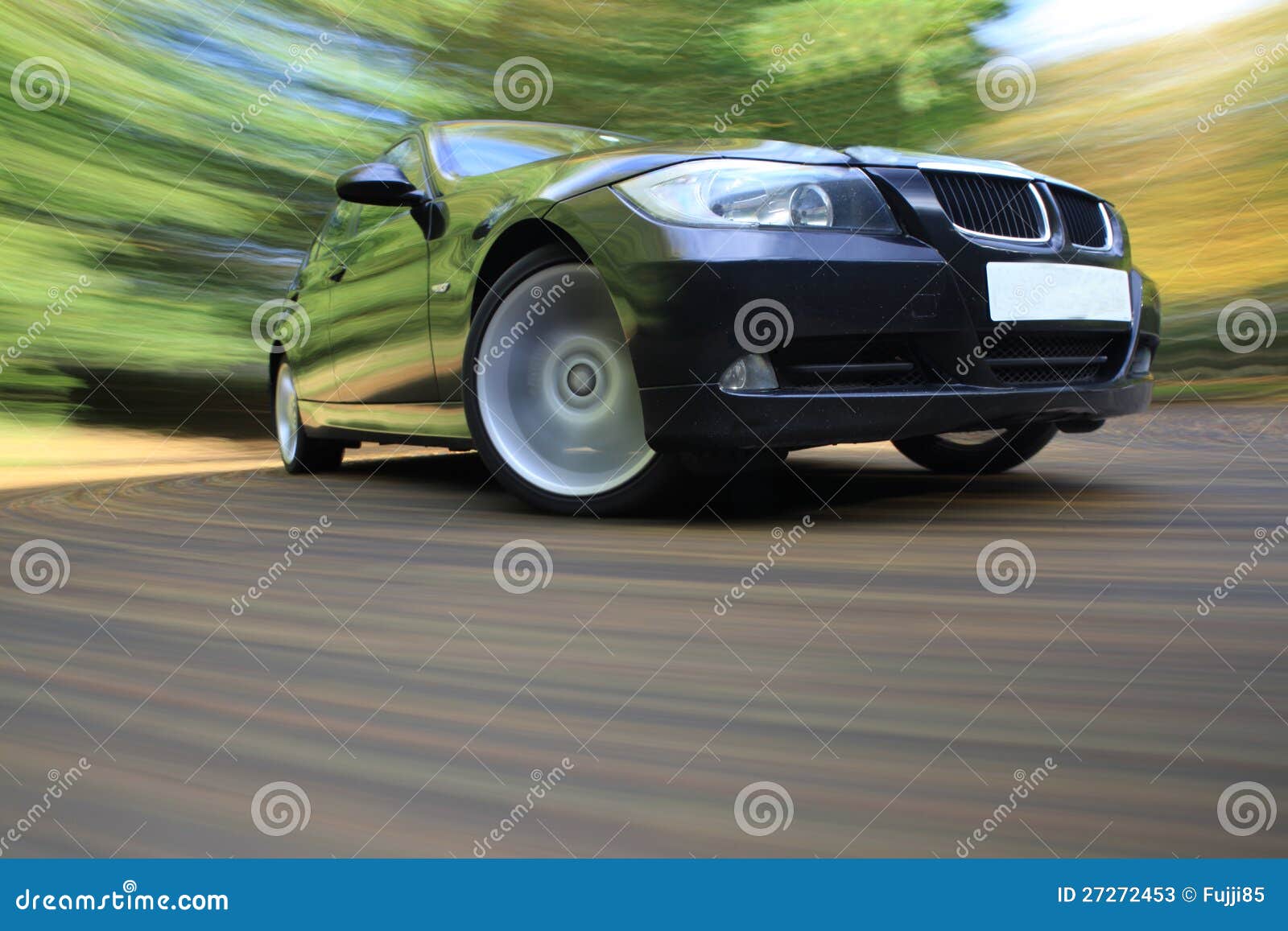 Luxury Sport Car in Fast Drive Stock Image - Image of design ...