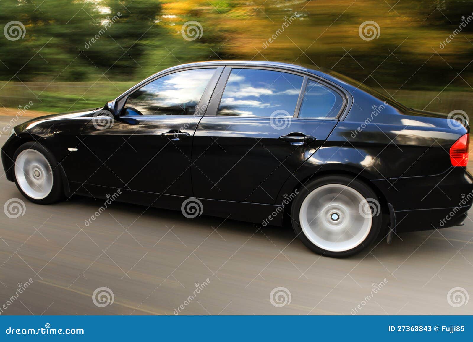 Luxury Sport Car in Fast Drive Stock Image - Image of road, curve: 27368843