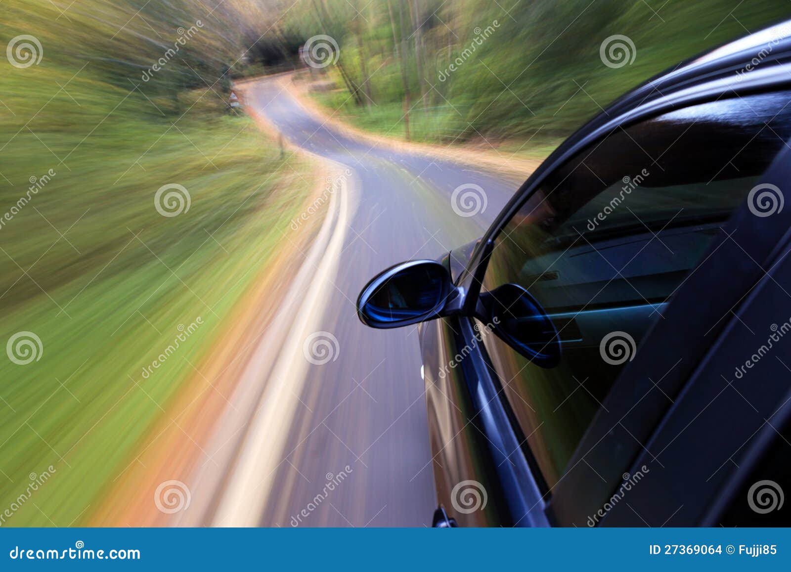 Luxury Sport Car in Fast Drive Stock Photo - Image of blur, model: 27369064