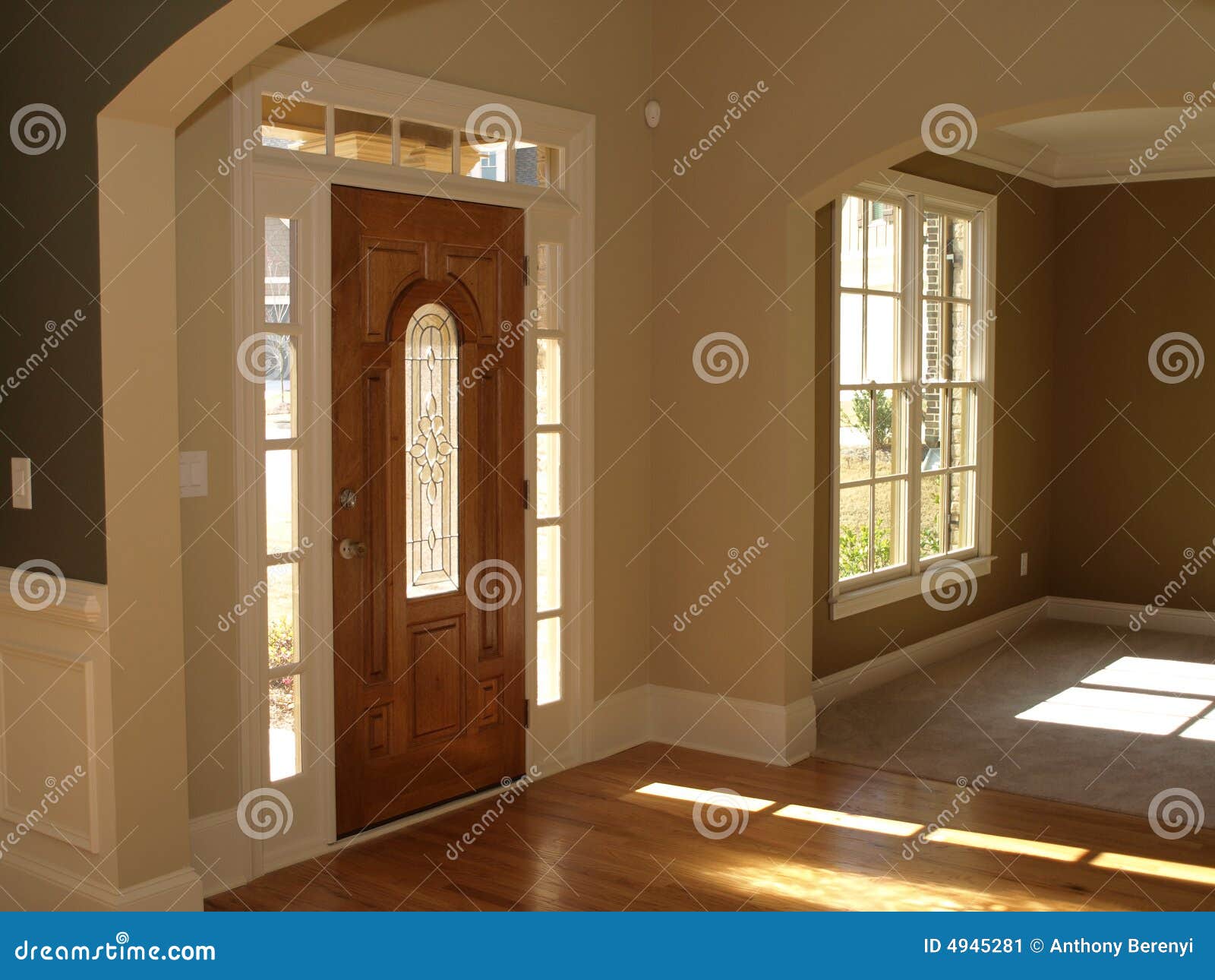 Luxury Stained Glass Door Foyer Stock Image - Image of glass, door: 4945281