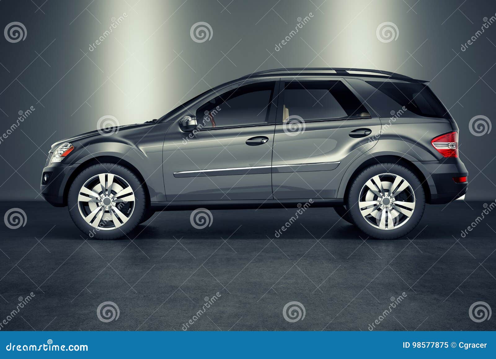Luxury SUV stock image. Image of automotive, sport, family - 98577875