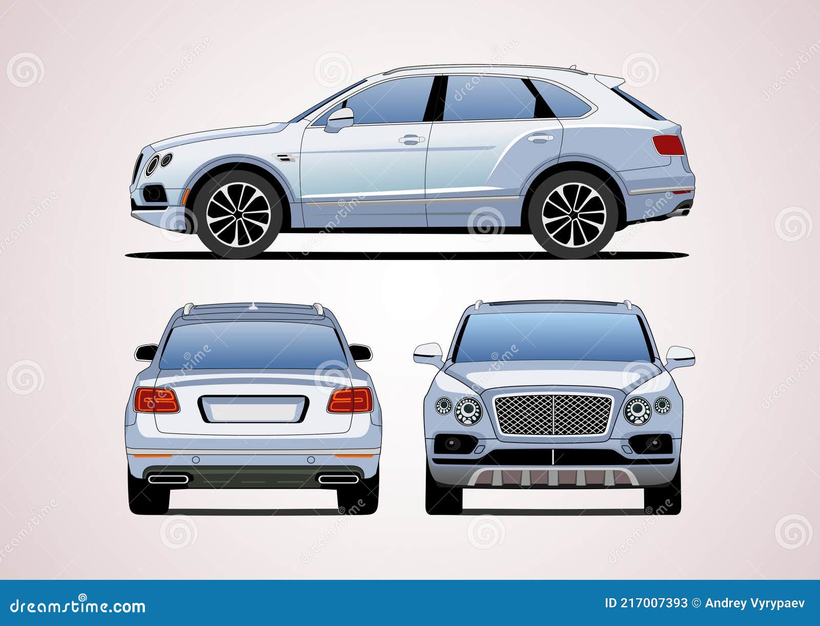 Luxury SUV stock vector. Illustration of vehicle, automobile - 217007393