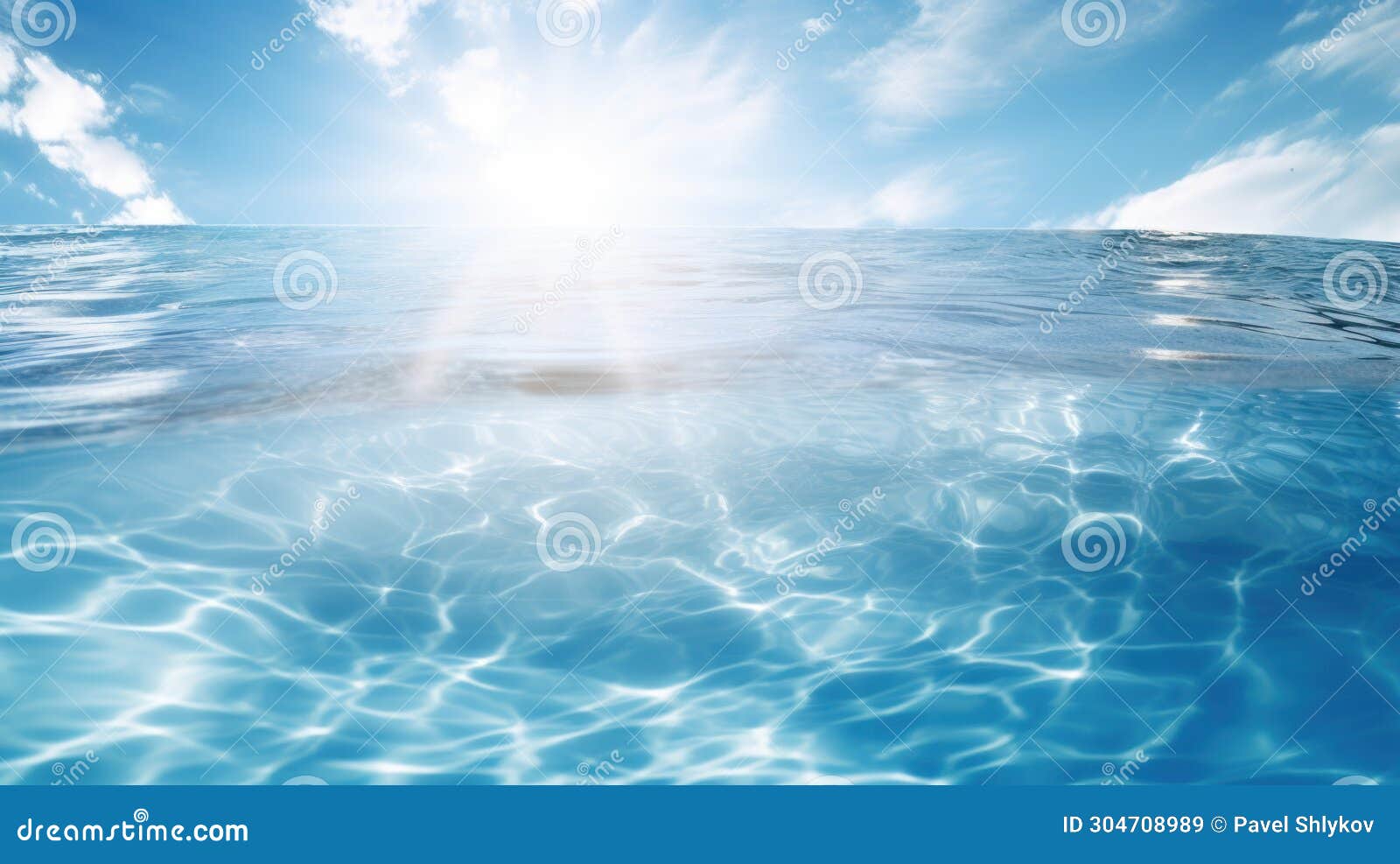 Luxury Swimming Pool on White Background. Stock Image - Image of ...