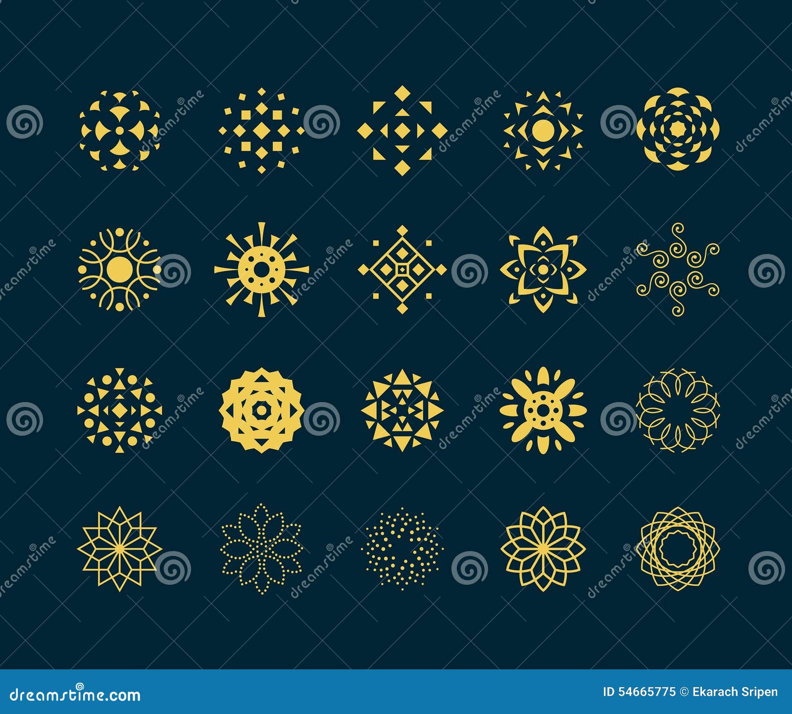 Luxury symbols stock vector. Illustration of decoration - 54665775