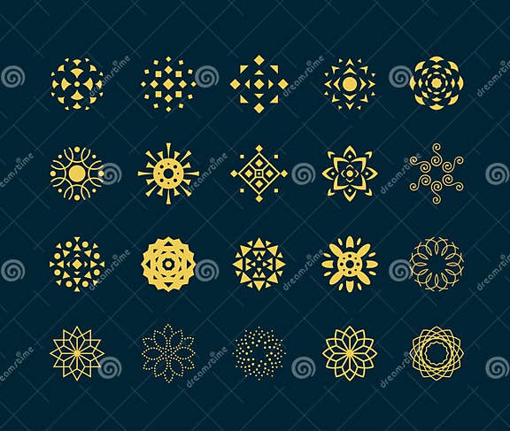 Luxury symbols stock vector. Illustration of decoration - 54665775