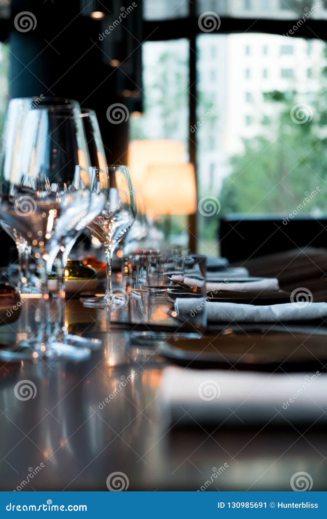 Luxury Tableware Restaurant High Class Gastronomy Detail Scene Stock ...