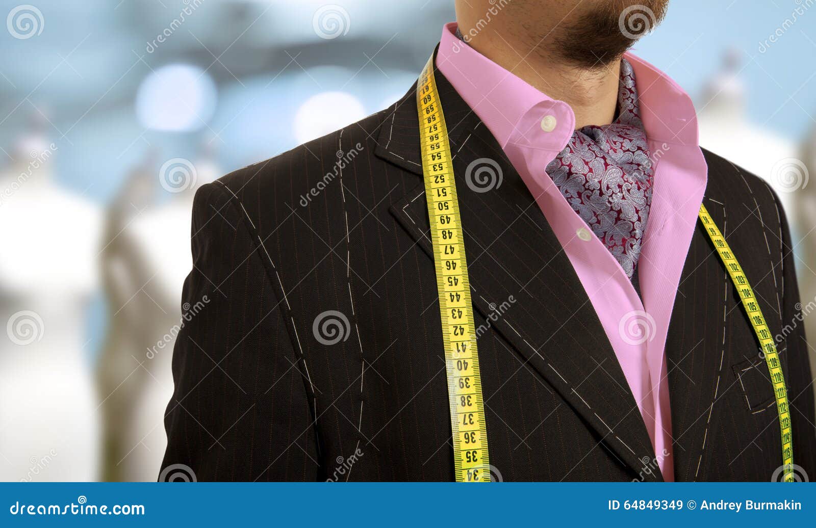 Luxury tailor concept stock image. Image of measured - 64849349