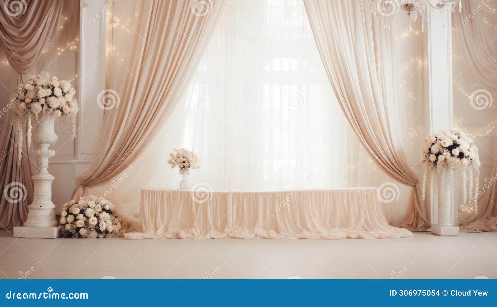 Luxury Touch in Glamorous Beauty Backdrop Stock Illustration ...