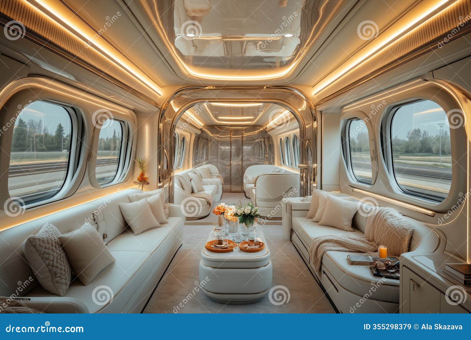Luxury Old Train Carriage Royalty-Free Stock Image | CartoonDealer.com ...