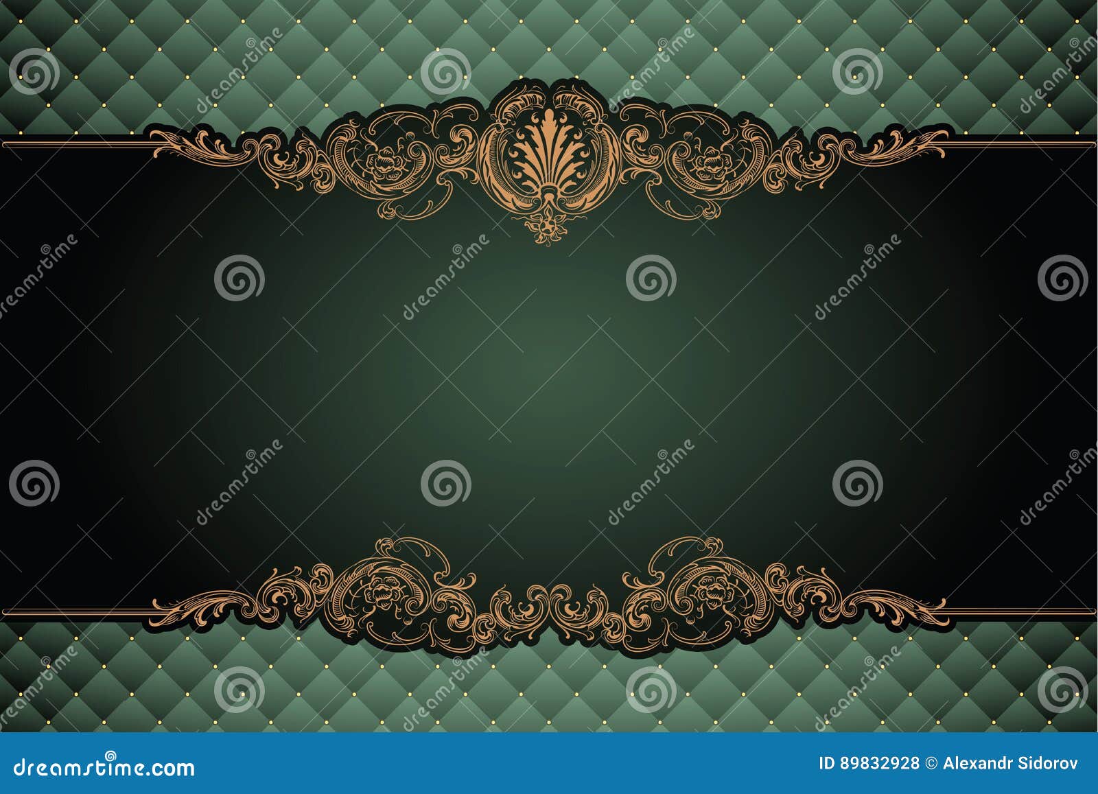 Luxury Vector Frame With Border In Rococo Style | CartoonDealer.com ...