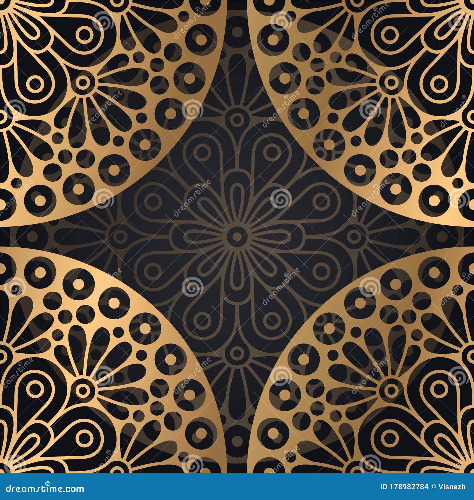 Luxury vector pattern stock vector. Illustration of abstraction - 178982784