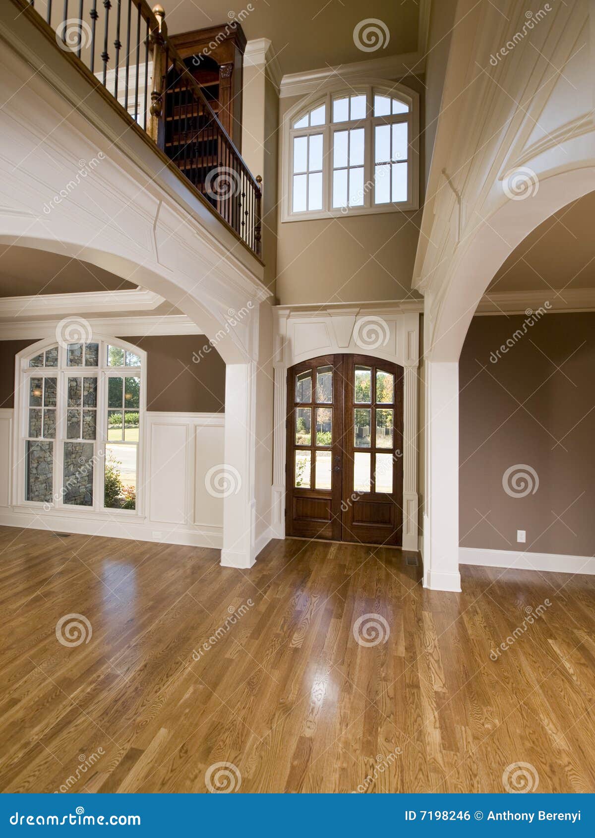 Luxury Vertical Symmetrical Arch Entrance Stock Photo - Image of indoor ...