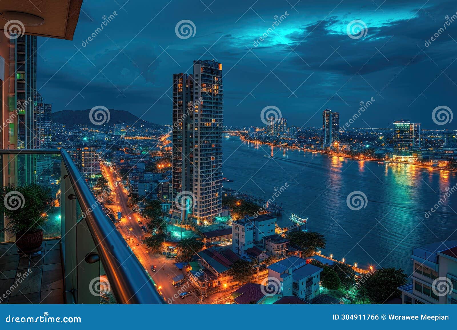 Luxury View from Hotel. Travel Concept Stock Photo - Image of room ...