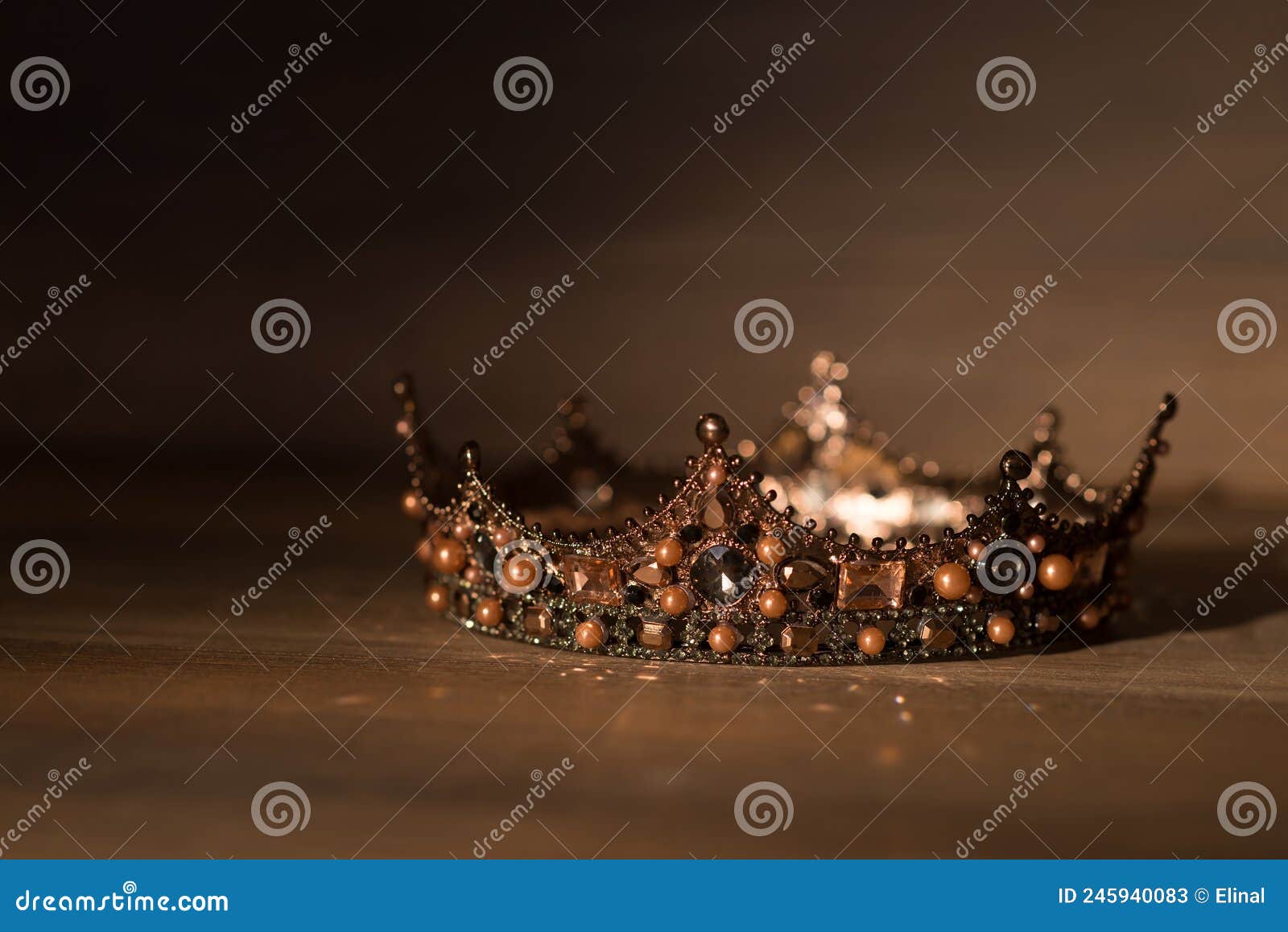 Luxury Vintage Crown in Medieval Style. Monarchy Stock Image - Image of ...
