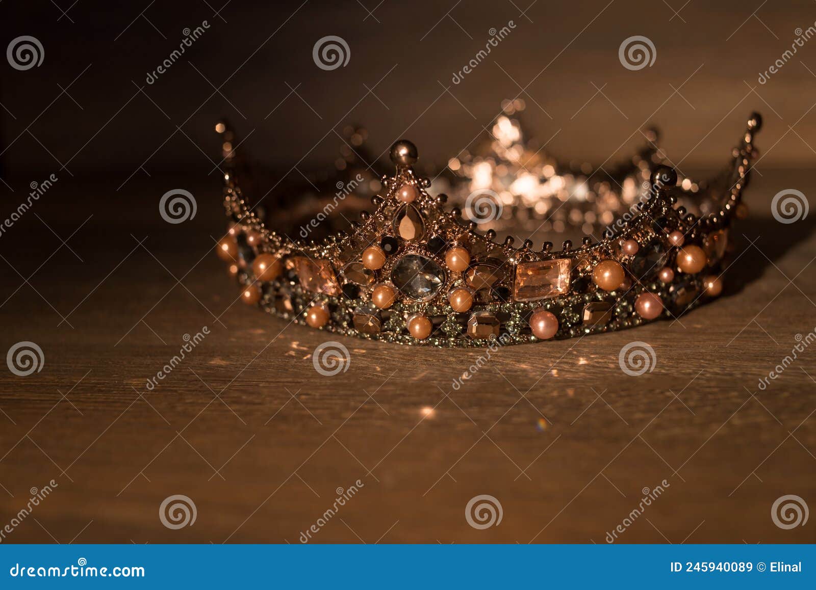 Luxury Vintage Crown in Medieval Style. Monarchy Stock Image - Image of ...