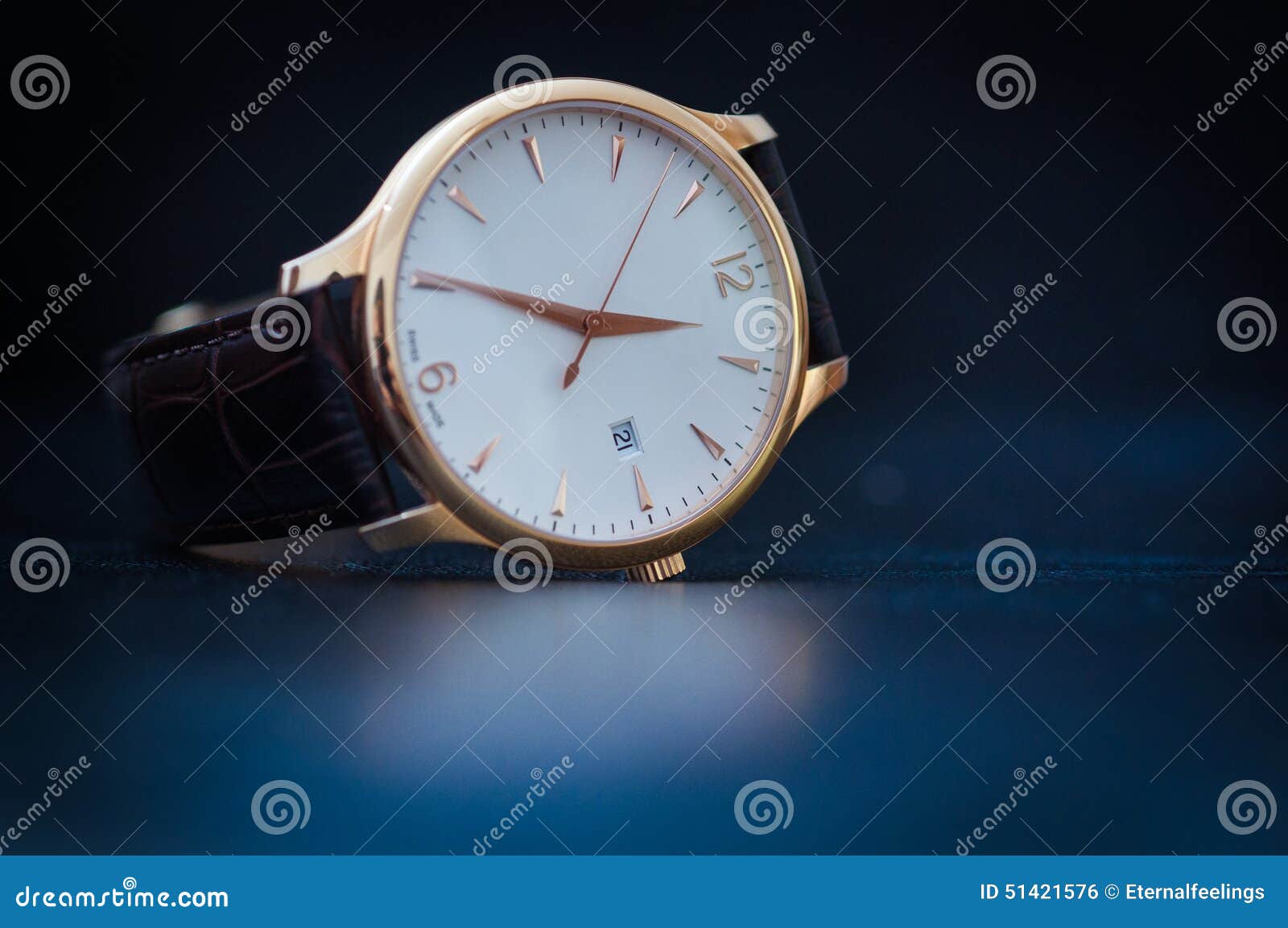Luxury Watch stock photo. Image of luxury, human, dark - 51421576