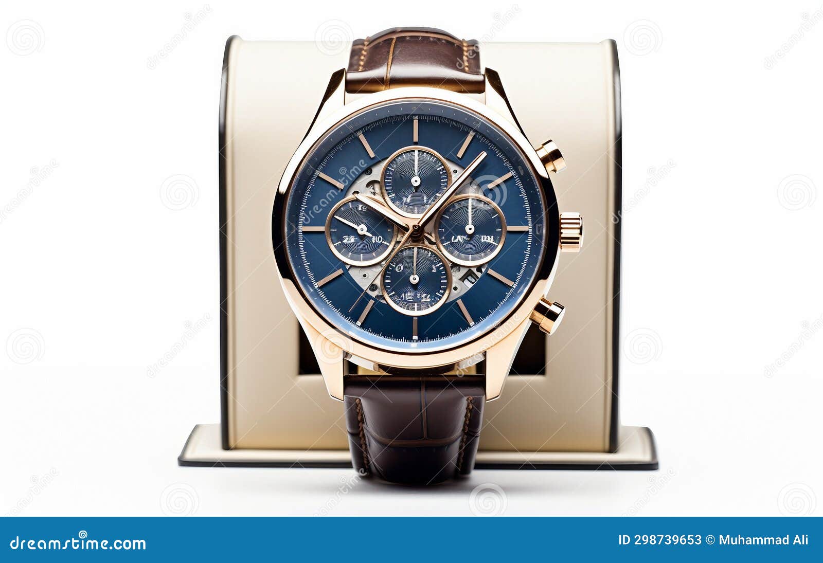 Luxury Watch on White Background Stock Image - Image of isolated ...