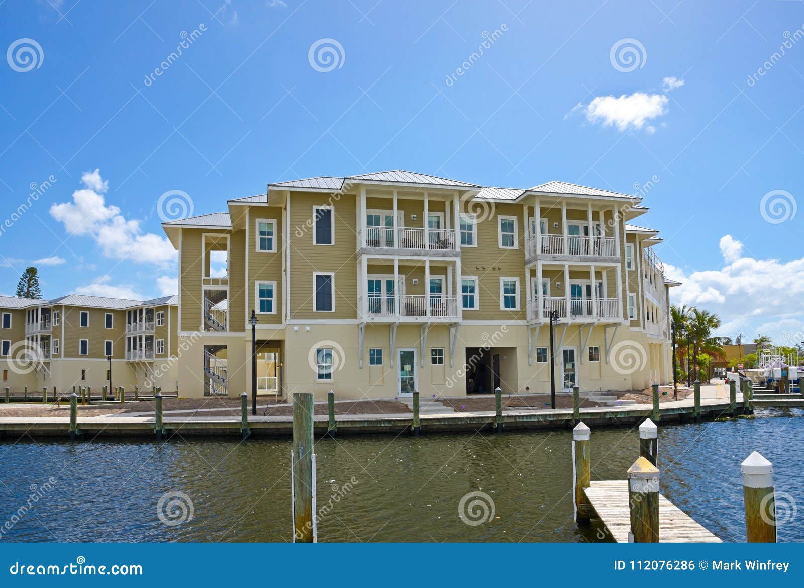 Luxury Waterfront Living stock photo. Image of hotel - 112076286