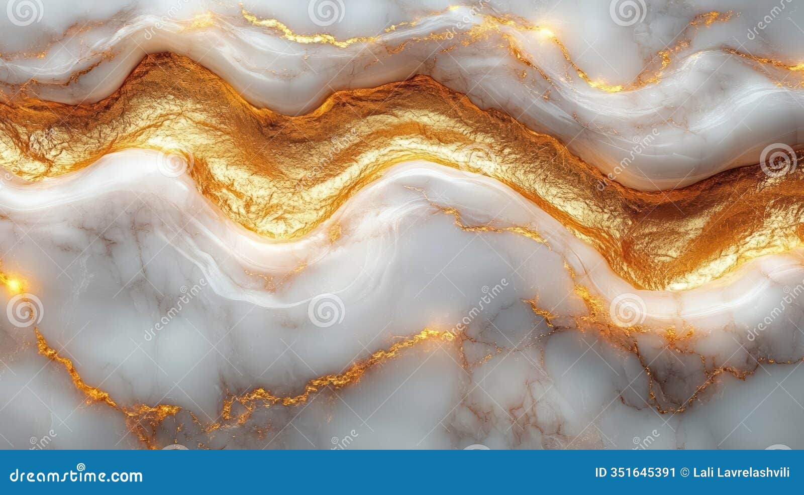 Luxury White and Metallic Gold Marble Background Stock Illustration ...