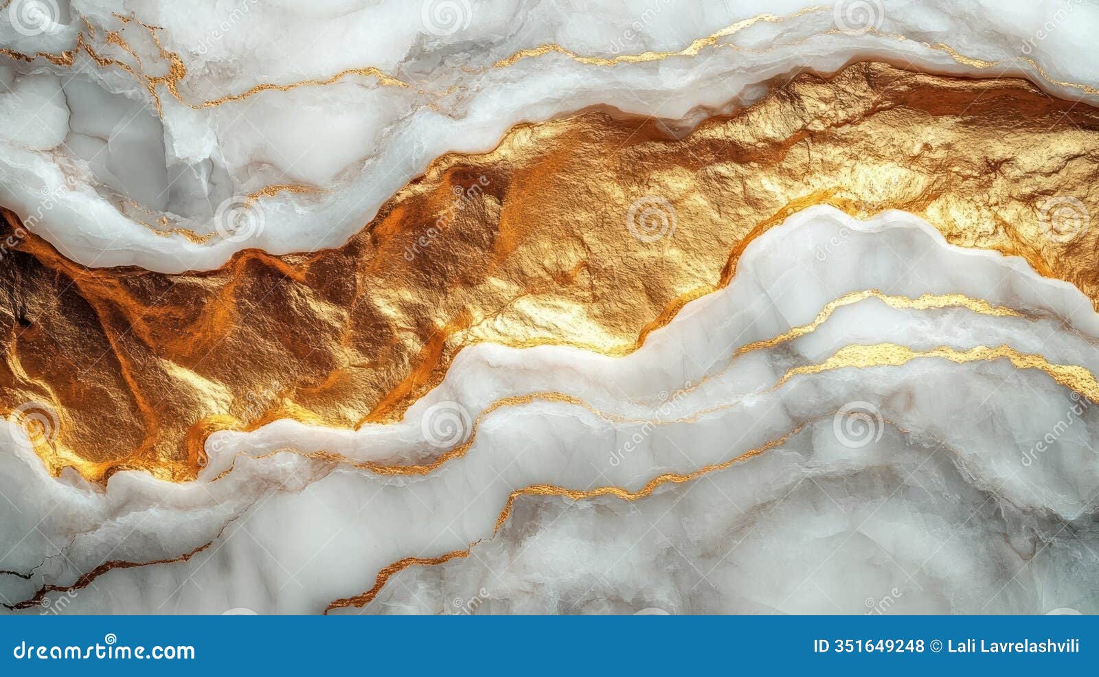 Luxury White and Metallic Gold Marble Background Stock Illustration ...