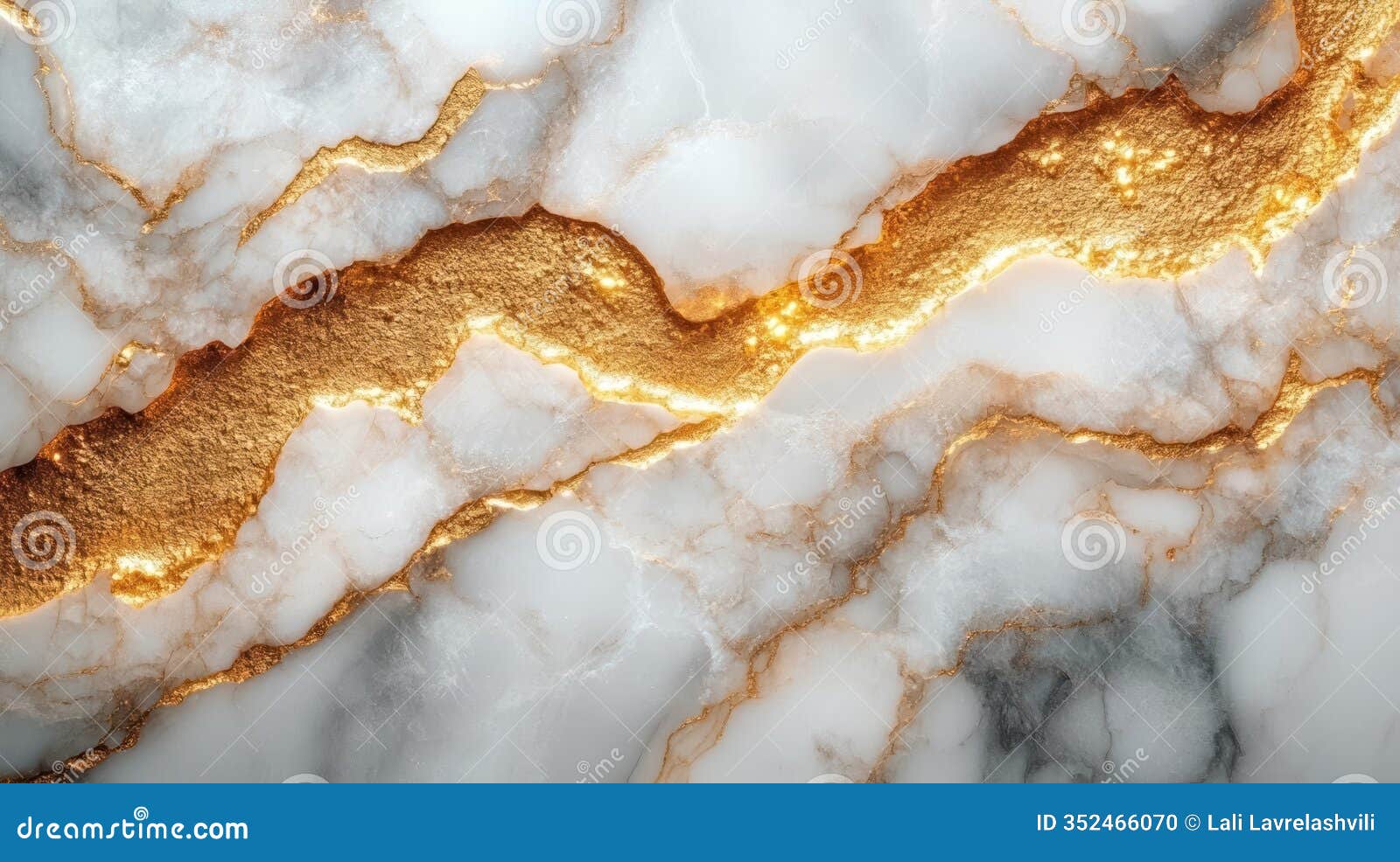 Luxury White and Metallic Gold Marble Background Stock Illustration ...