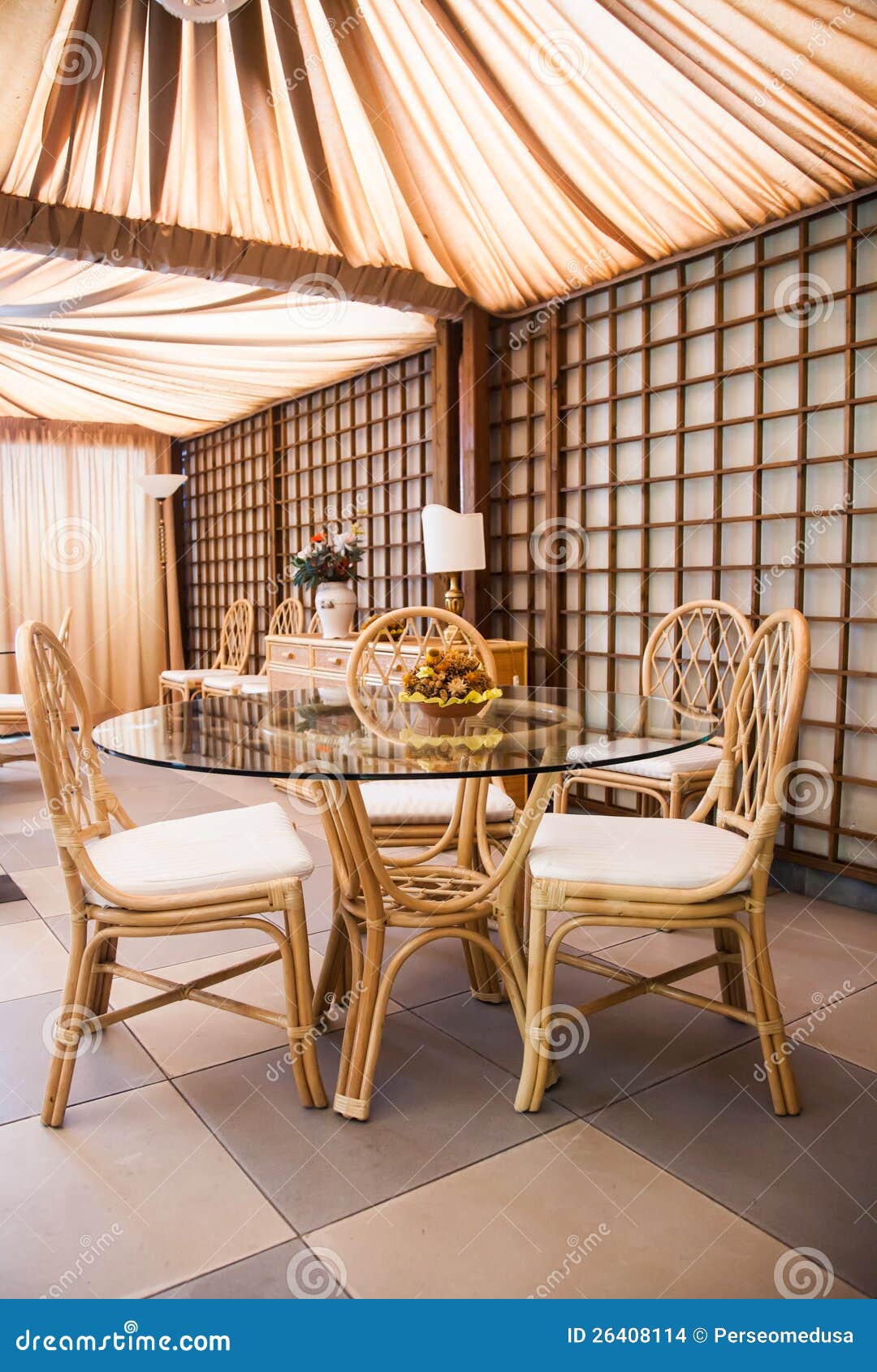 Luxury Wicker Interior stock photo. Image of relaxation - 26408114